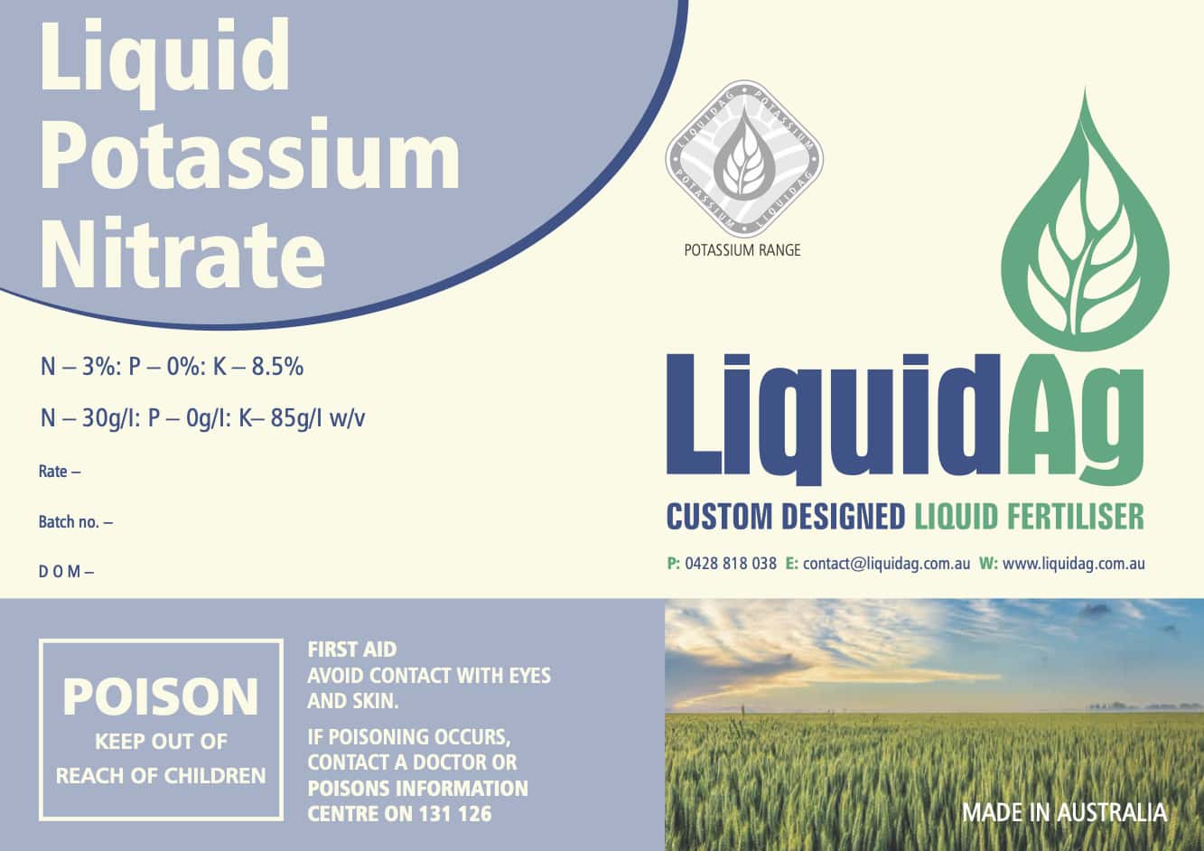 Liquid Potassium Nitrate | LiquidAg